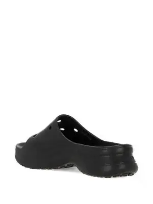 CROCS Bae Perforated Slides - Black