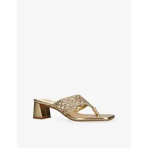 Dolce Vita Barlo Woven Heeled Sandals