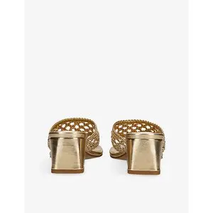 Dolce Vita Barlo Woven Heeled Sandals