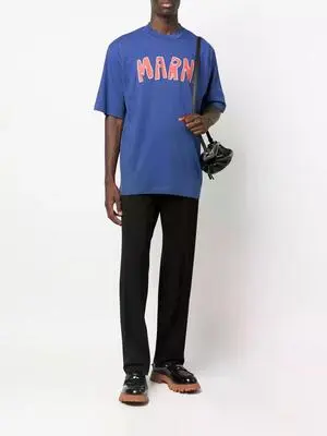 Marni Logo-print Short-sleeved T-shirt