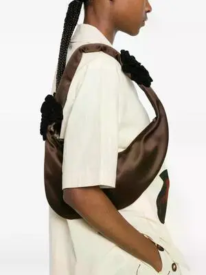 Stine Goya Flower Appliqué Shoulder Bag