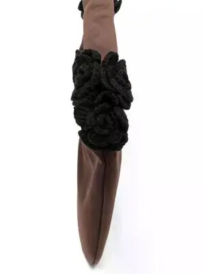 Stine Goya Flower Appliqué Shoulder Bag