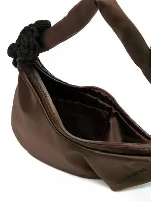 Stine Goya Flower Appliqué Shoulder Bag