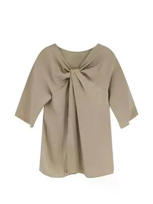Max Mara Gathered Top - Neutrals