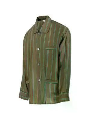 Saint Laurent Striped Pocket Pajama Top