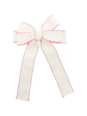 Stine Goya Scalloped Bow Hair Accessory - Neutrals