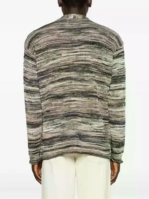 ROBERTO COLLINA Striped Cardigan
