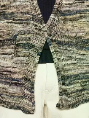 ROBERTO COLLINA Striped Cardigan