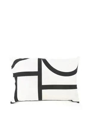 TOTEME Geometric-print Pillow - Neutrals