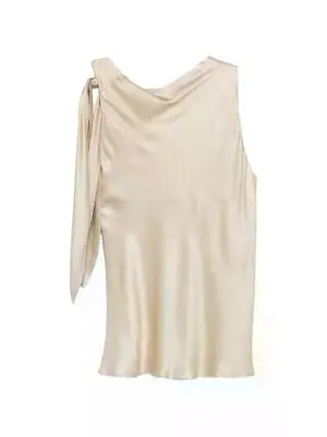 Antonelli Firenze Cloe Tie-detail Blouse - Neutrals