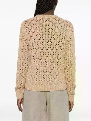 Fabiana Filippi Openwork Knit Sweater - Neutrals