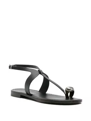 DONNARÌ Buckle-fastening T-strap Sandals