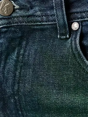 Karl Lagerfeld Logo Patch Jeans - Blue