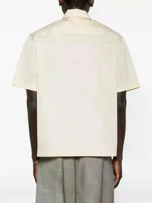 JIL SANDER Zip Short-sleeve Shirt - Neutrals
