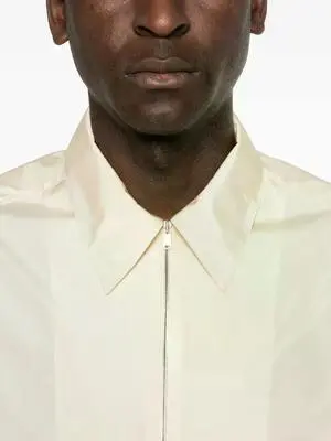 JIL SANDER Zip Short-sleeve Shirt - Neutrals