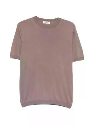KANGRA Short-sleeve Crew-neck T-shirt - Brown