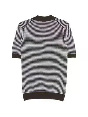 KANGRA Striped T-shirt - Brown