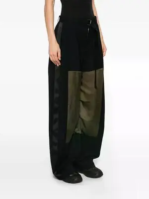 Sacai Panelled Trousers - Black