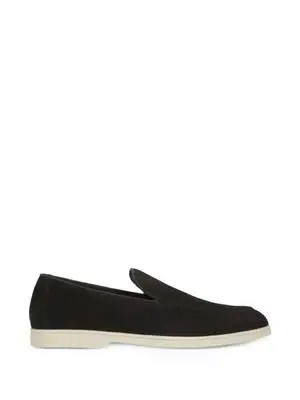DOUCAL'S Flat Leather Loafers - Brown