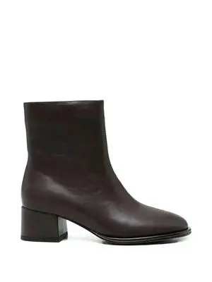 LINDA BAUMANN Leather Ankle Boots