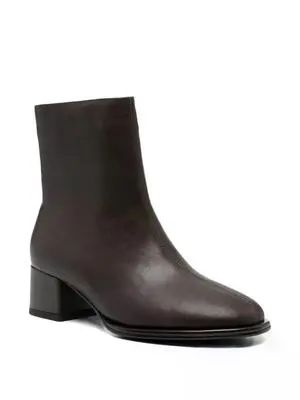 LINDA BAUMANN Leather Ankle Boots