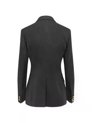 Tagliatore Buttoned Tailored Blazer - Black