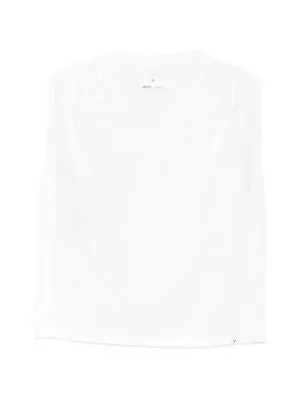 WOC Matera V-neck Sleeveless Vest - White