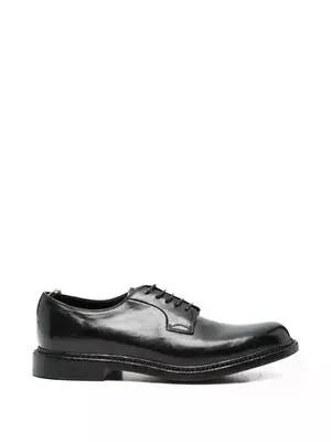 Men's Airbrushed Leather Derby Shoes