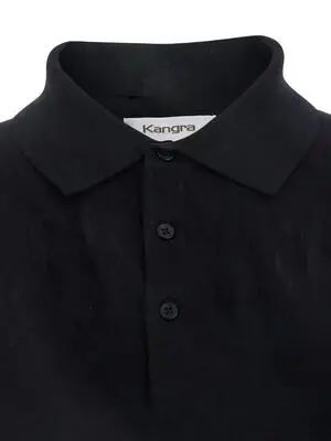 KANGRA Short Sleeve Polo Shirt - Black