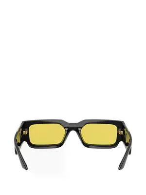 Versace Rectangle-frame Sunglasses - Black