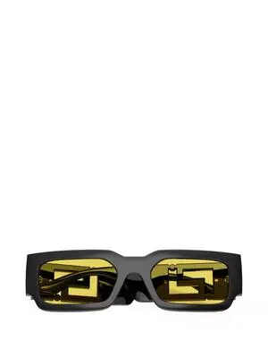 Versace Rectangle-frame Sunglasses - Black