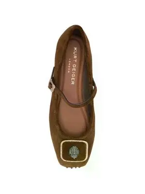 Kurt Geiger Pimlico Buckle Ballet Flats