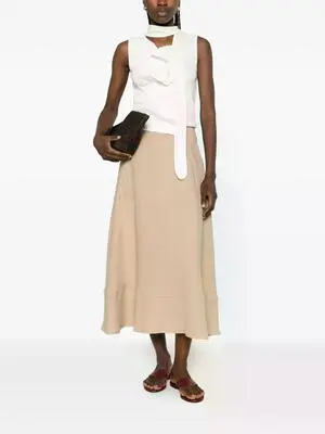 Antonelli Firenze Panelled Midi Skirt