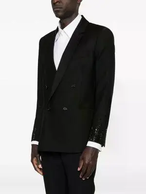 Patrizia Pepe Embellished Double-breasted Blazer