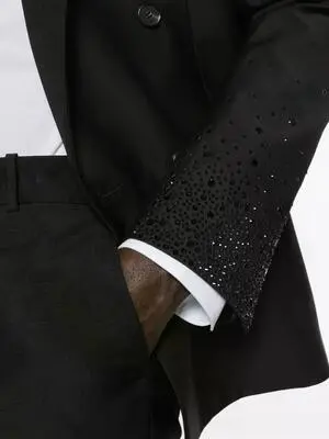 Patrizia Pepe Embellished Double-breasted Blazer