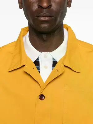 USKEES Chest-pocket Shirt Jacket - Yellow