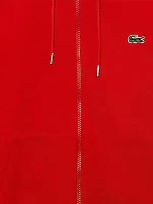 Lacoste Zip-up Hoodie - Red