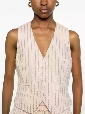 Zimmermann Alchemy Striped Waistcoat