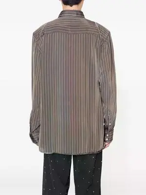 Kolor Striped Patch-pocket Shirt