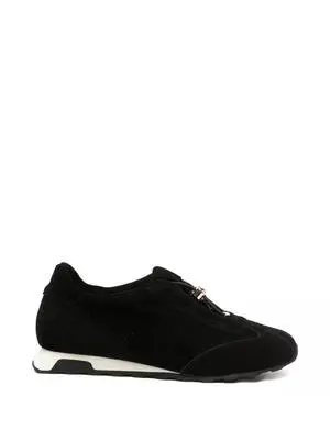 ADRIANNA FERETTI Suede Lace-up Sneakers - Black