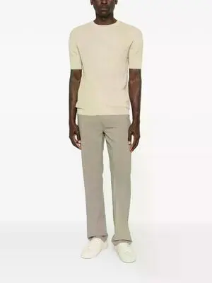 Emporio Armani Knitted Short-sleeve Sweater