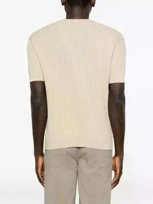 Emporio Armani Knitted Short-sleeve Sweater