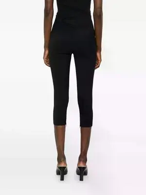 Jacquemus The Arlésien" High-waisted Fitted Wool Blend Pants - Black