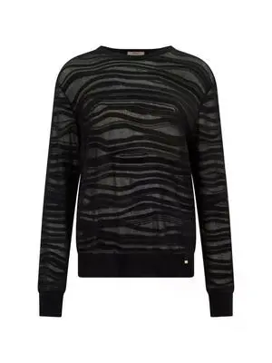 Herno Striped Round-neck Sweater