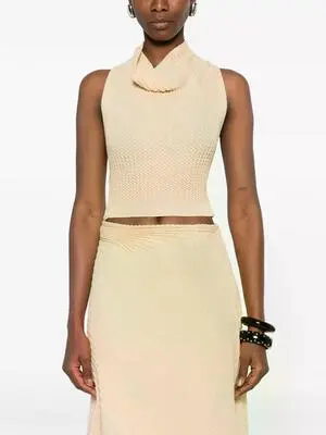 Victoria Beckham Sleeveless Top - Neutrals