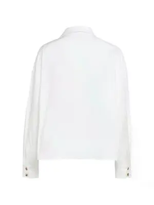 A.W.A.K.E. Mode Button-embellished Blouse