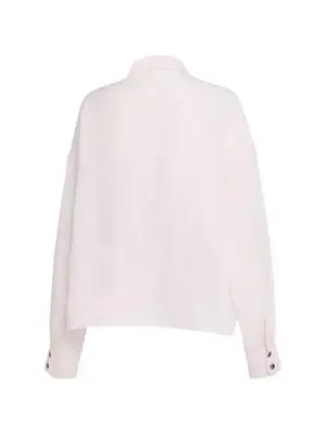 A.W.A.K.E. Mode Button-embellished Blouse