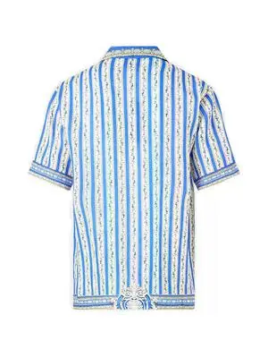 Camilla Striped Short-sleeve Shirt
