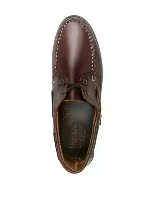Paraboot Leather Boat Shoes