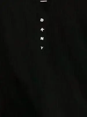 Dkny Buttoned Knit Top